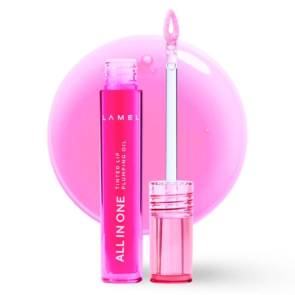 All in One Lip Tinted Plumping Oil – Lamel Makeup