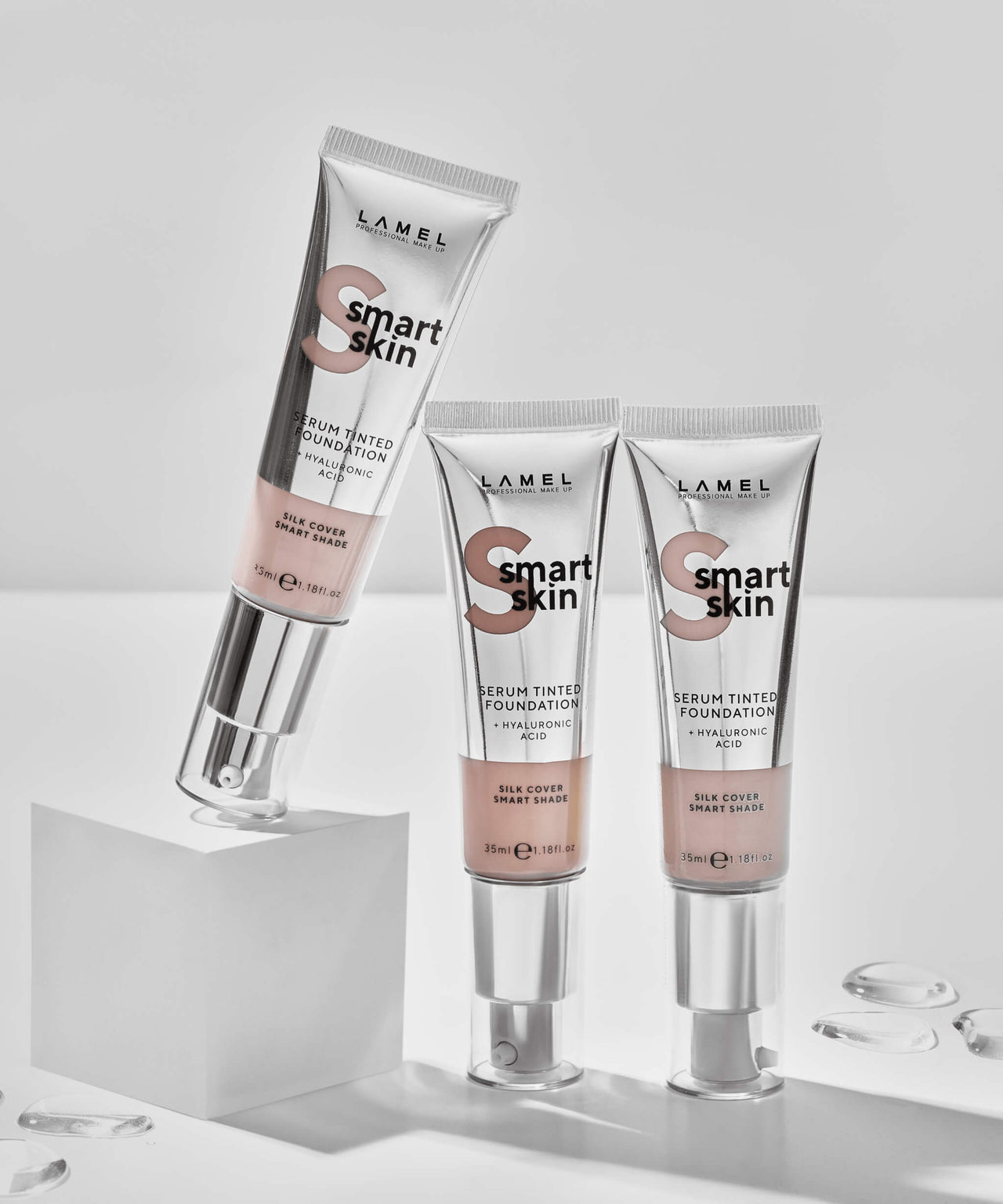 Smart Skin Serum Tinted Foundation – Lamel Makeup
